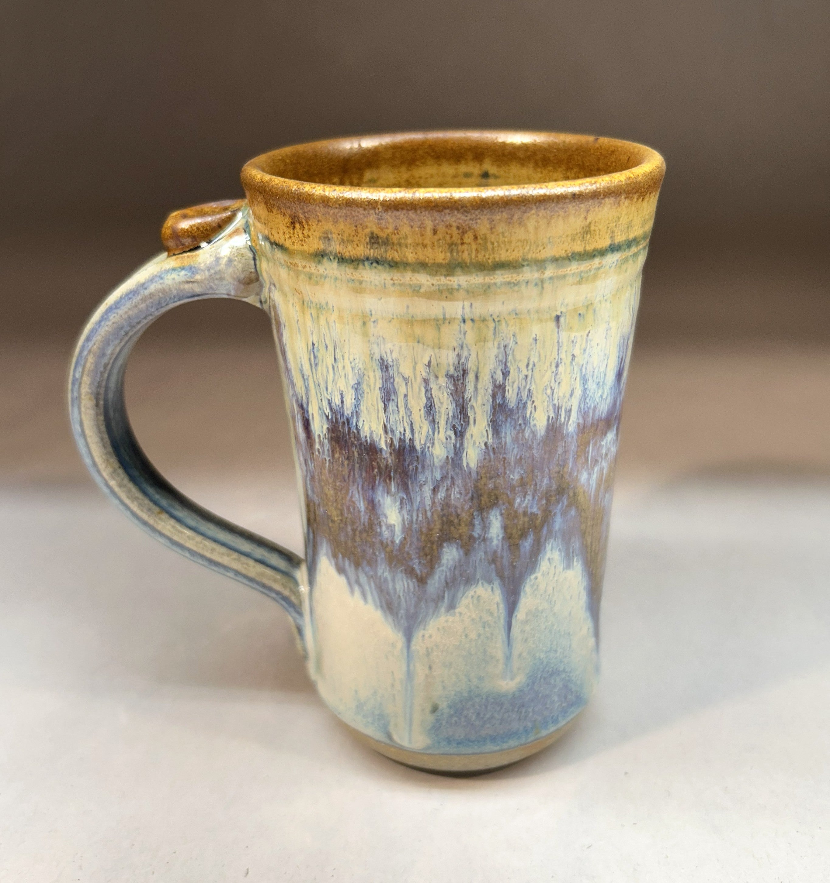 Tall Pottery Coffee mug - Stoneware mug – Canyon Creek Pottery